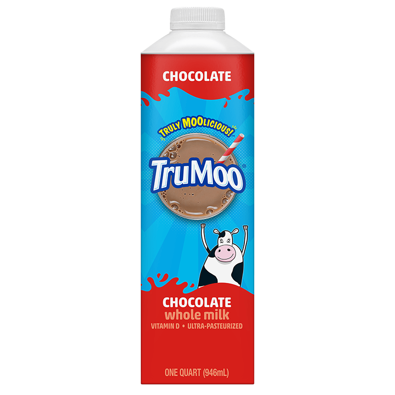 Chocolate Whole Milk Ultra-Pasteurized Quart - TruMoo®