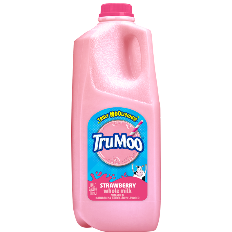 Strawberry Whole Milk Half Gallon - TruMoo®