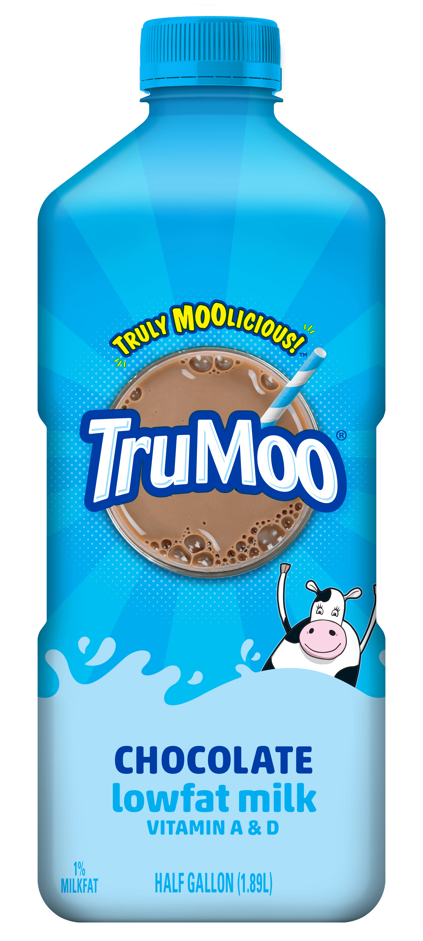 Chocolate Lowfat Milk Half Gallon - TruMoo®